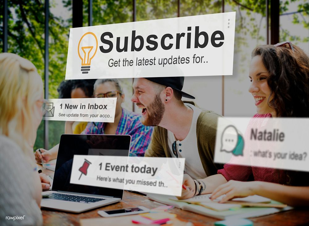 Subscribe Follow Subscription Membership Social | Free Photo - rawpixel