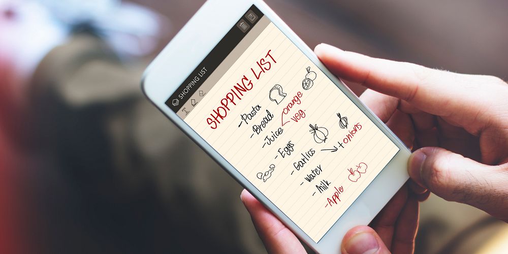 Shopping List Notes Groceries Refrigerated | Free Photo - rawpixel