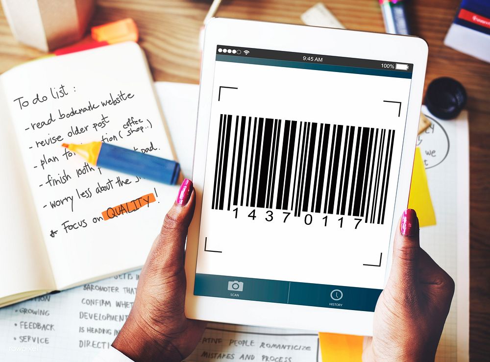 Bar Code Encryption Interface Coding | Free Photo - rawpixel