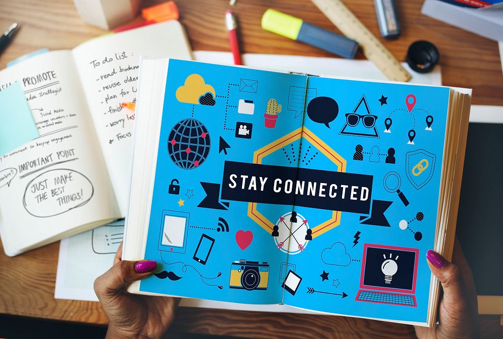 Stay Connected Social Media Technology | Free Photo - rawpixel