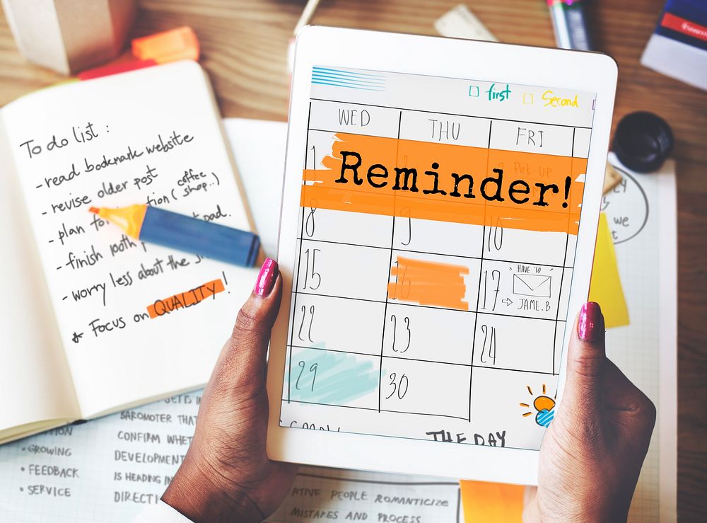 Reminder Agenda Planner Calendar Do | Free Photo - rawpixel