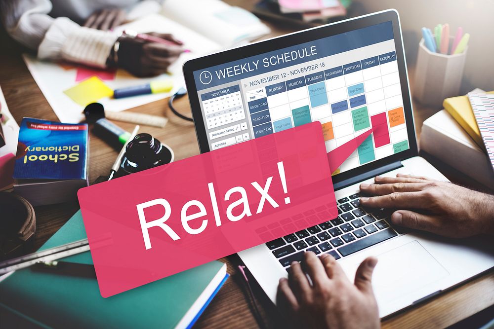 Relax Weekly Schedule Do List | Free Photo - rawpixel