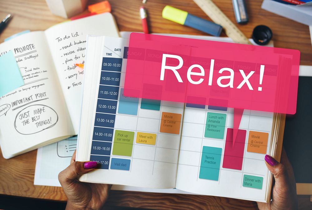 Relax Weekly Schedule Do List | Free Photo - rawpixel