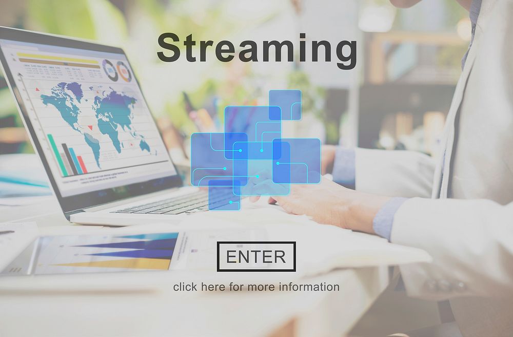 Streaming Internet Media Technology Data | Free Photo - rawpixel