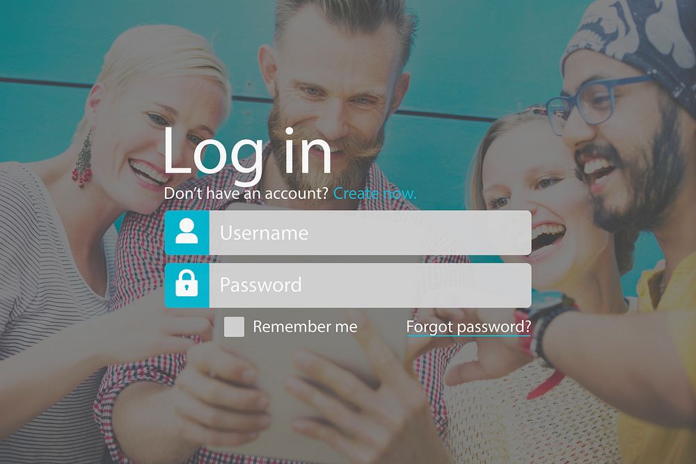 Log Sign Register Account Page | Free Photo - rawpixel