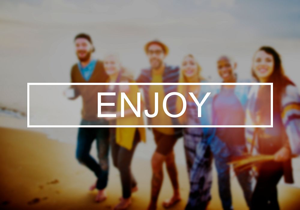 Enjoy Summer Friendship Beach Vacation | Free Photo - rawpixel