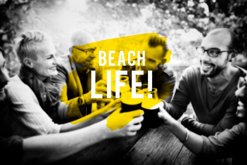Summer Beach Life Friendship Holiday | Free Photo - rawpixel