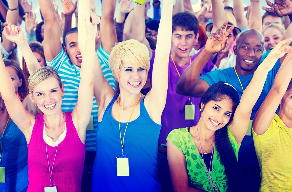 People Smiling Happiness Celebration Concert | Premium Photo - rawpixel