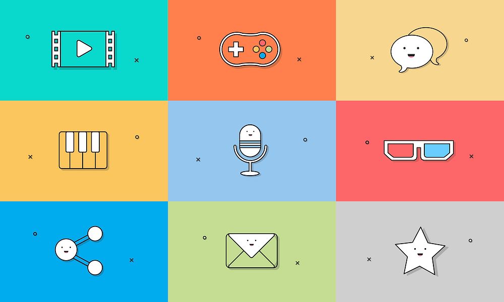 Set of mixed computer icons | Premium Vector - rawpixel