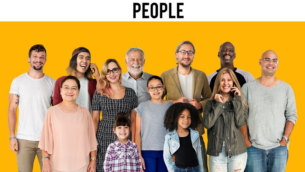 Diversity of People Generations Set | Premium Photo - rawpixel