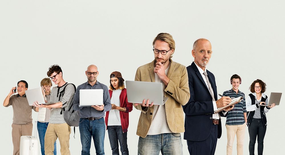 Diverse People Using Digital Devices | Premium Photo - rawpixel