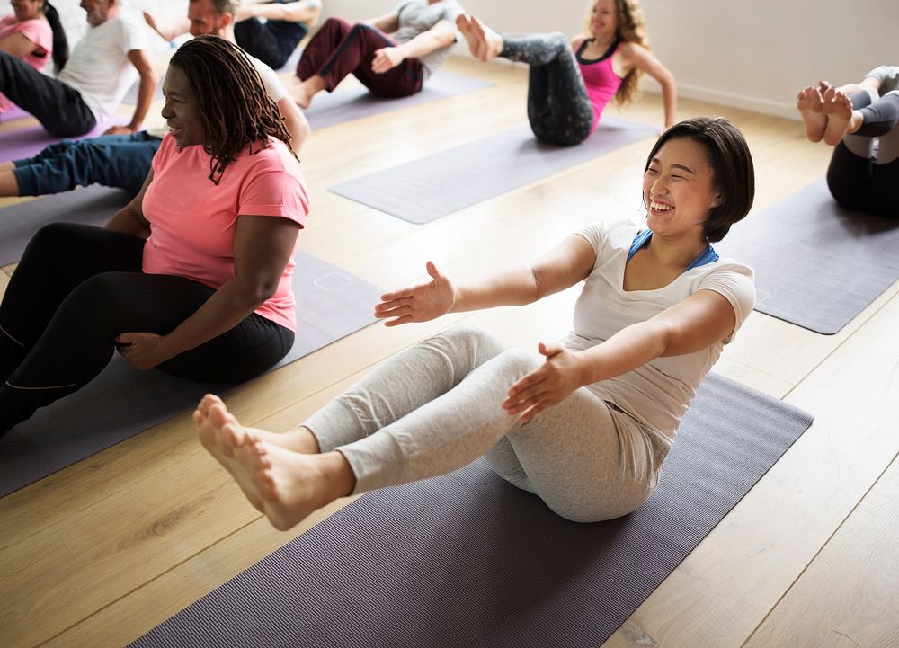 Exercise International Group Relaxation Fitness | Premium Photo - rawpixel