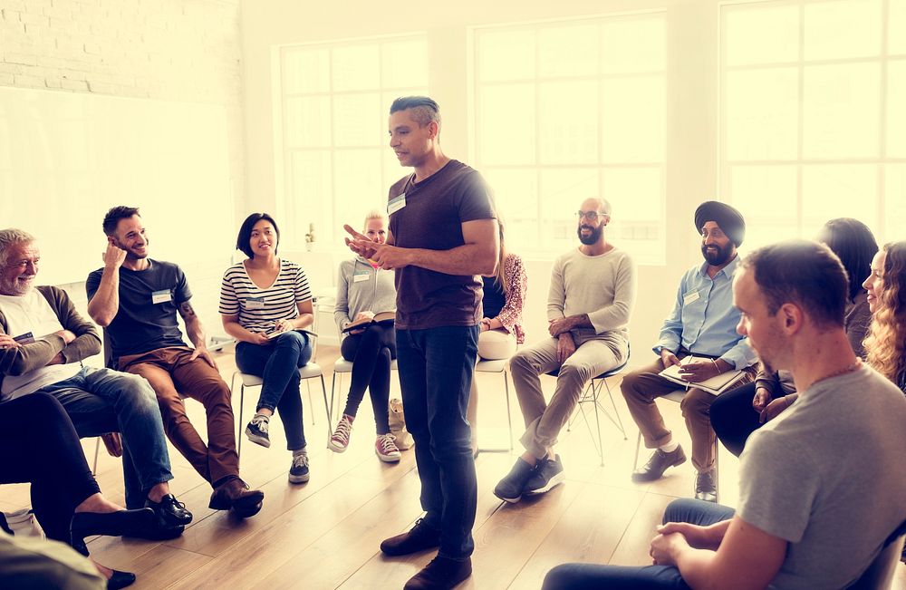 People Meeting Seminar Office Concept | Premium Photo - rawpixel