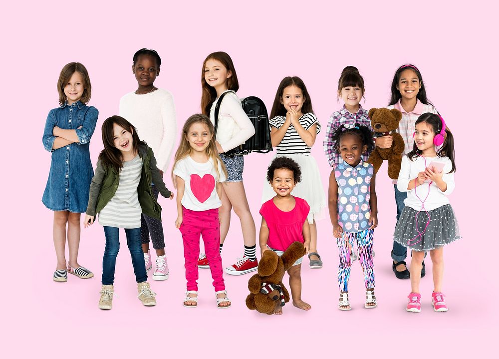 Diverse of Young Girls Children | Photo - rawpixel