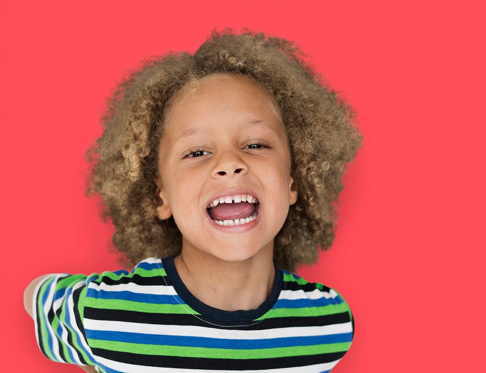 Little Boy Having Fun Portrait | Premium Photo - rawpixel