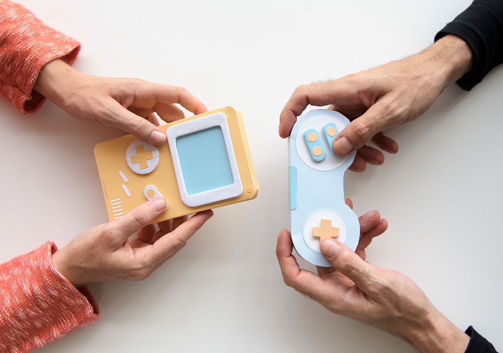 Fake Paper Craft Controller Game | Premium Photo - rawpixel