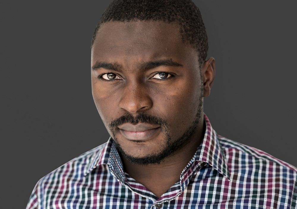 African Descent Man Focused Serious | Premium Photo - rawpixel