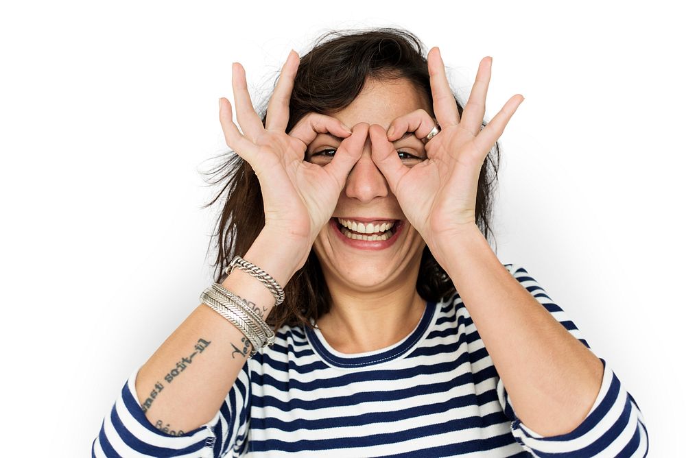 Woman Smile Emotion Expression Studio | Premium Photo - rawpixel