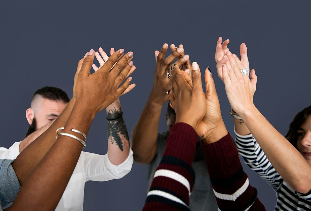 Diverse People Clapping Hands Friendship | Premium Photo - rawpixel