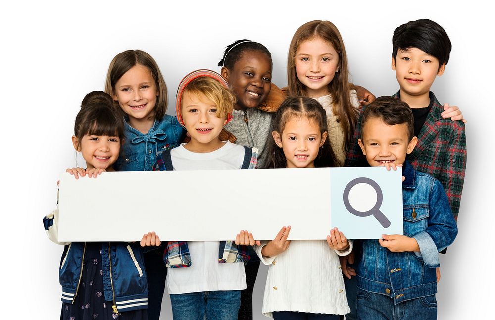 Group children searching sign | Premium Photo - rawpixel