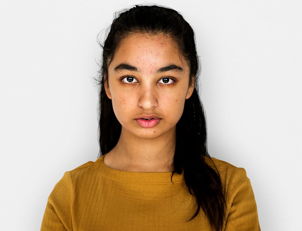 Adult Woman Serene Face Expression | Premium Photo - rawpixel