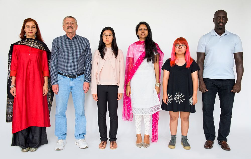 People standing group photoshoot | Premium Photo - rawpixel