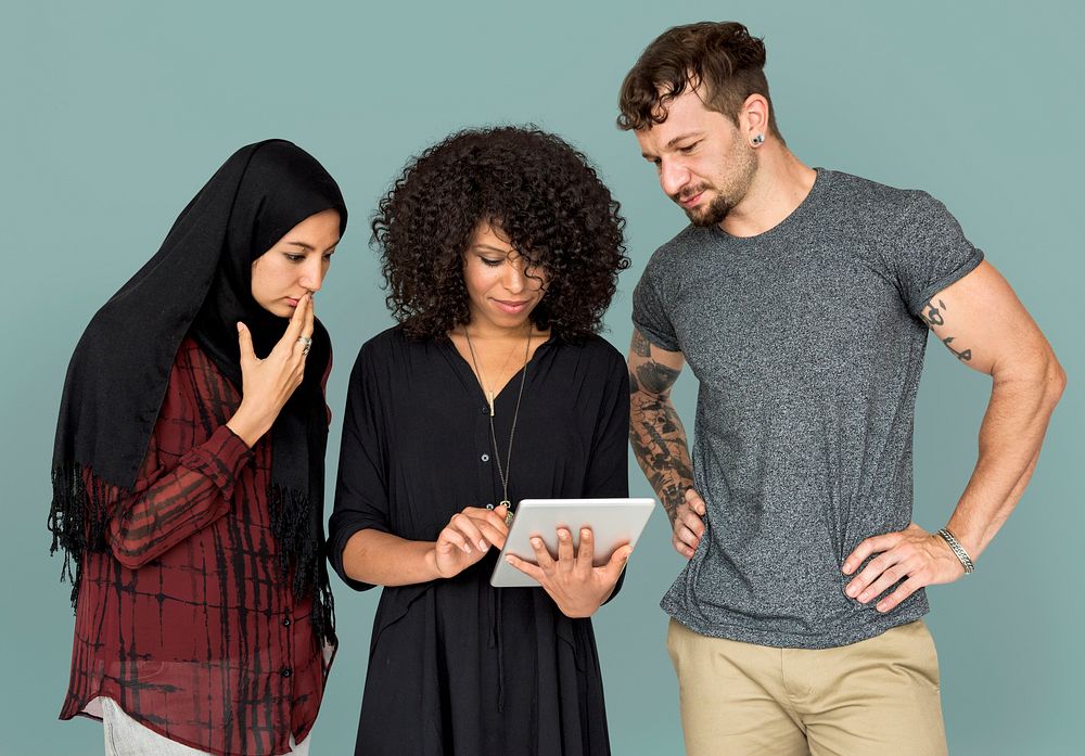 Group people using digital tablet | Premium Photo - rawpixel