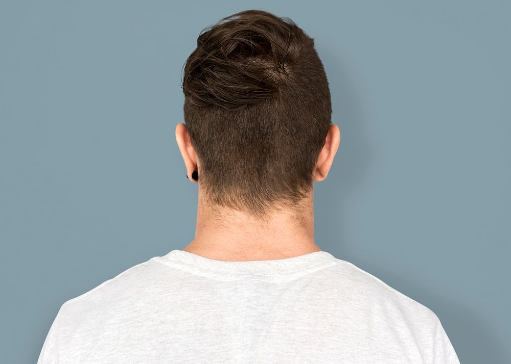 Adult man back side view | Premium Photo - rawpixel