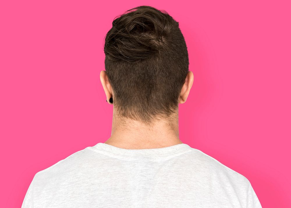 Adult man back side view | Premium Photo - rawpixel
