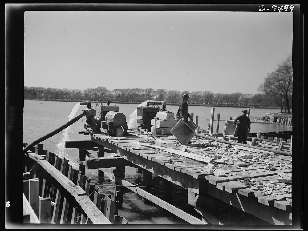 New Tidal Basin bridge under construction | Free Photo - rawpixel