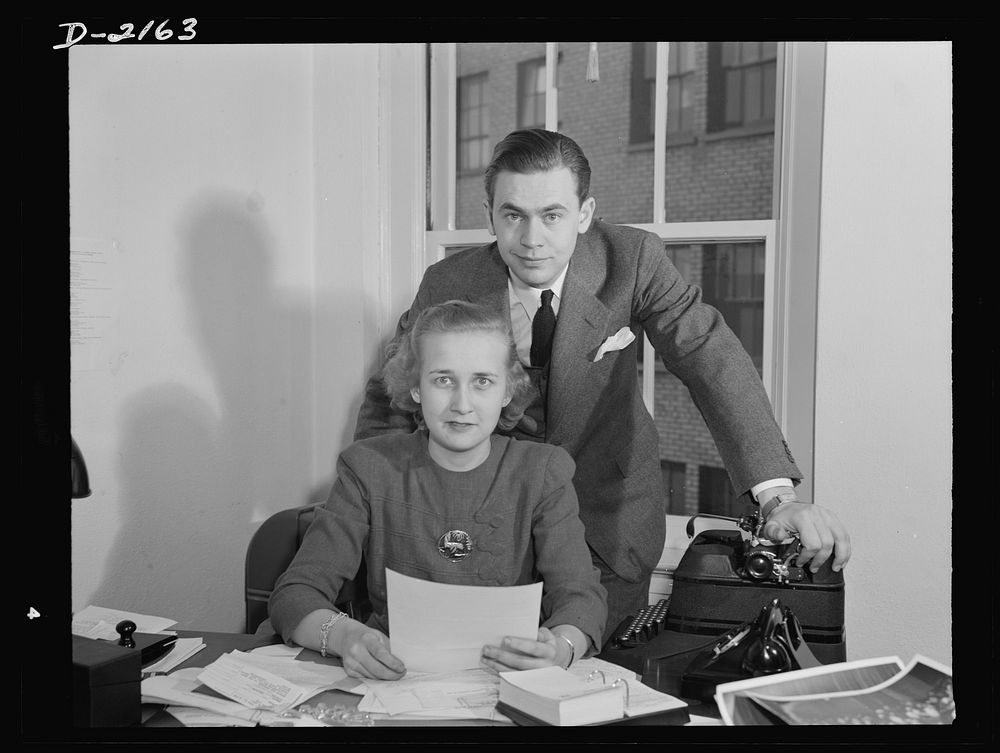 Jane Seaver and Gilbert Harrison, | Free Photo - rawpixel