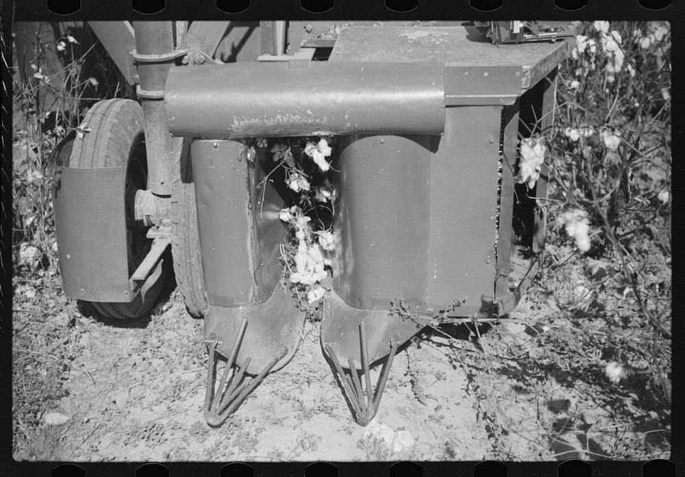 Rust cotton picker Cloverdale Plantation | Free Photo - rawpixel