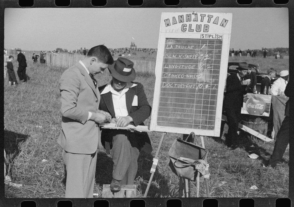 Bookies taking bets horse races, | Free Photo - rawpixel