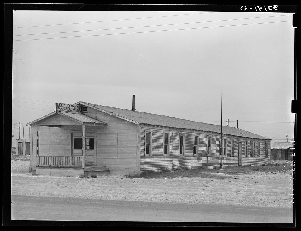 Church. Crane, Texas Russell Lee | Free Photo - rawpixel
