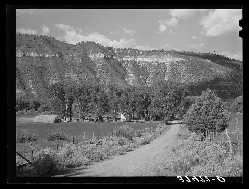 Typical farmstead Uncompahgre River Valley. | Free Photo - rawpixel