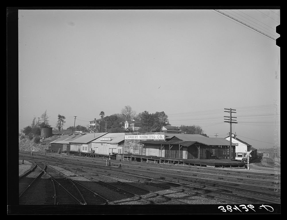 Fruit packing sheds. New Castle, | Free Photo - rawpixel