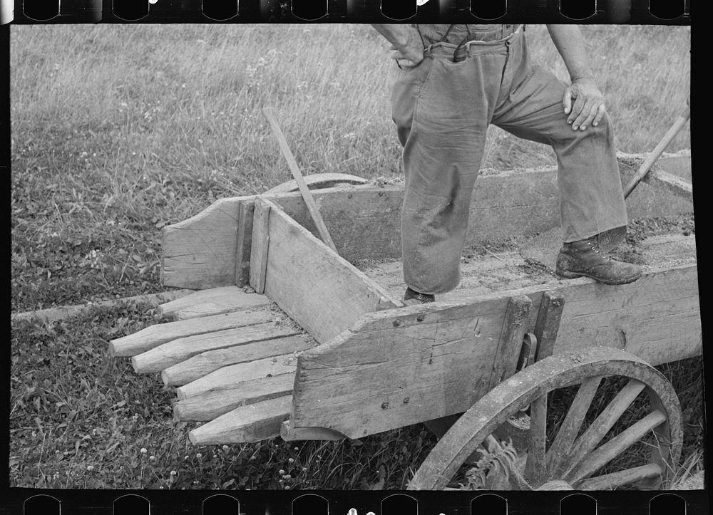 Detail wagon cut-over farm, Gheen, | Free Photo - rawpixel