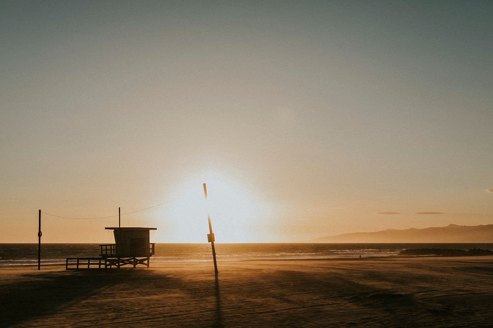 Sunset beach California | Premium Photo - rawpixel