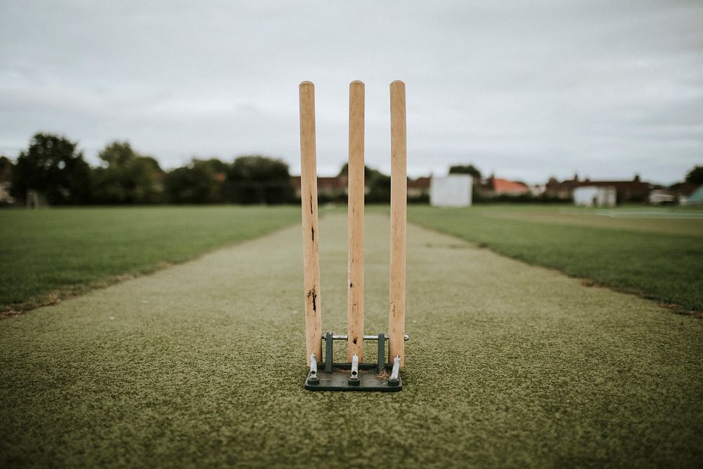 Wicket on a cricket field | Premium Photo - rawpixel