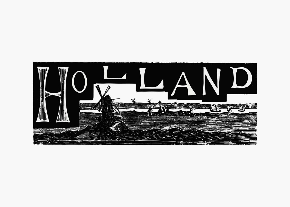 Holland sign illustration | Free Vector Illustration - rawpixel