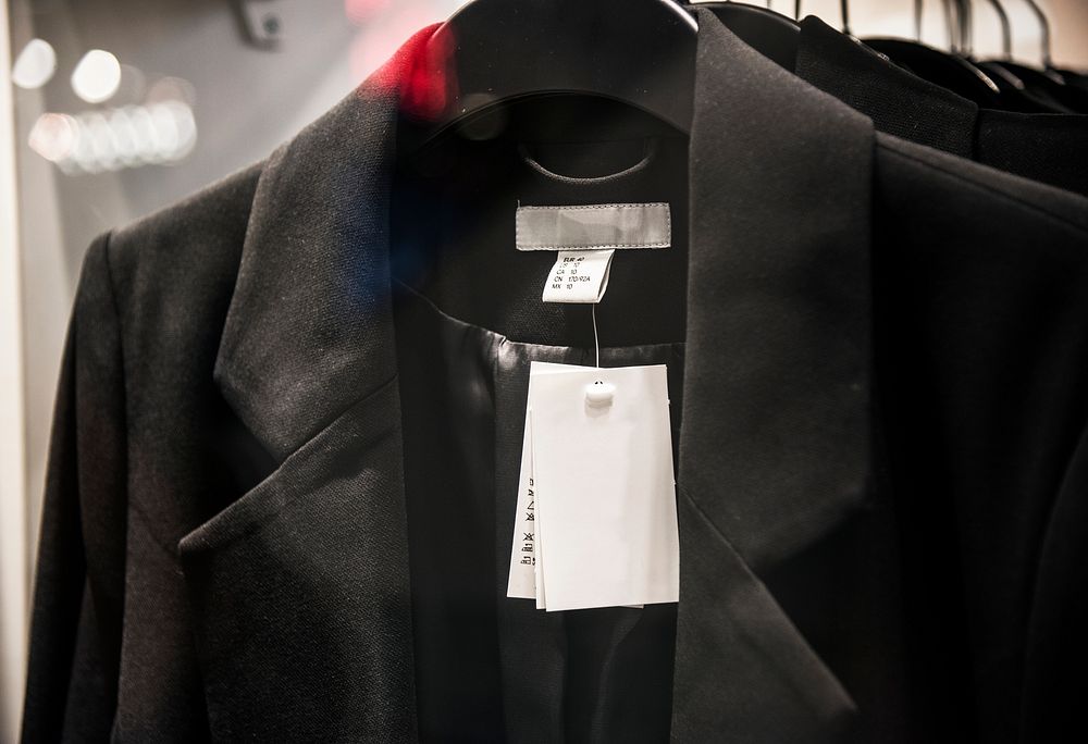 Jacket with blank brand label | Free Photo - rawpixel