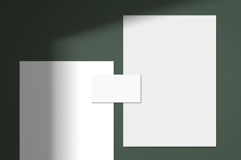 Blank business card, poster, stationery | Free Photo - rawpixel