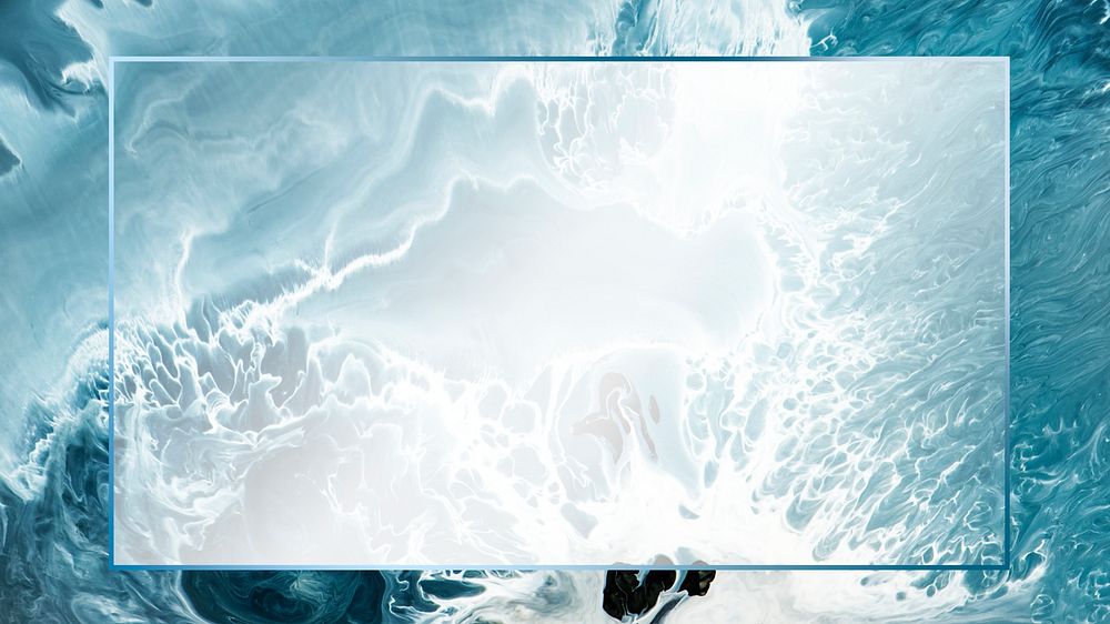Rectangle frame abstract blue grunge | Premium PSD - rawpixel