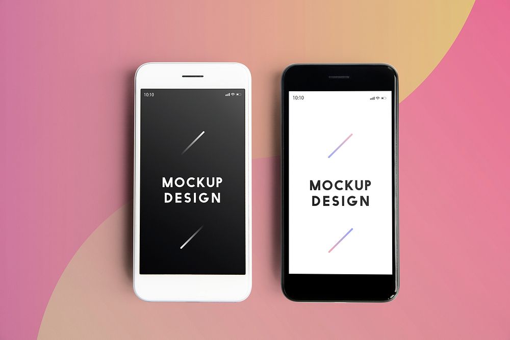 Premium mobile phone screen mockup | Premium PSD Mockup - rawpixel