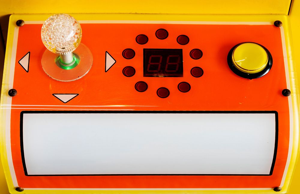 Arcade game machine control and | Free Photo - rawpixel