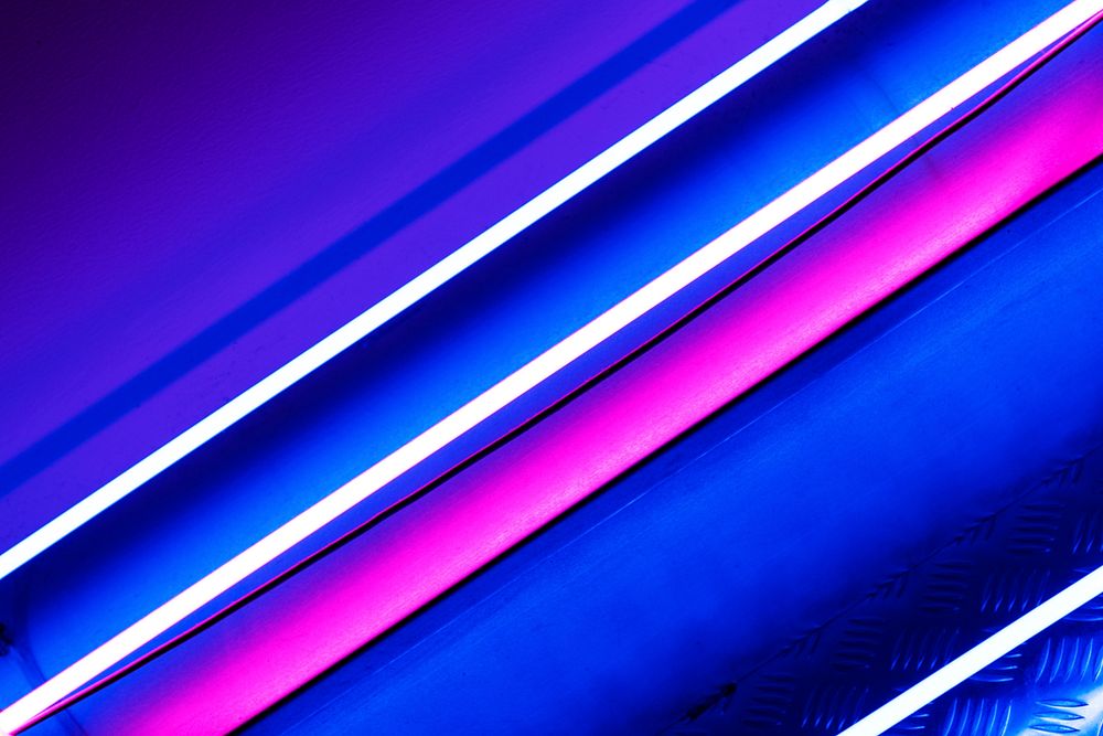 Bright neon lights ceiling | Free Photo - rawpixel