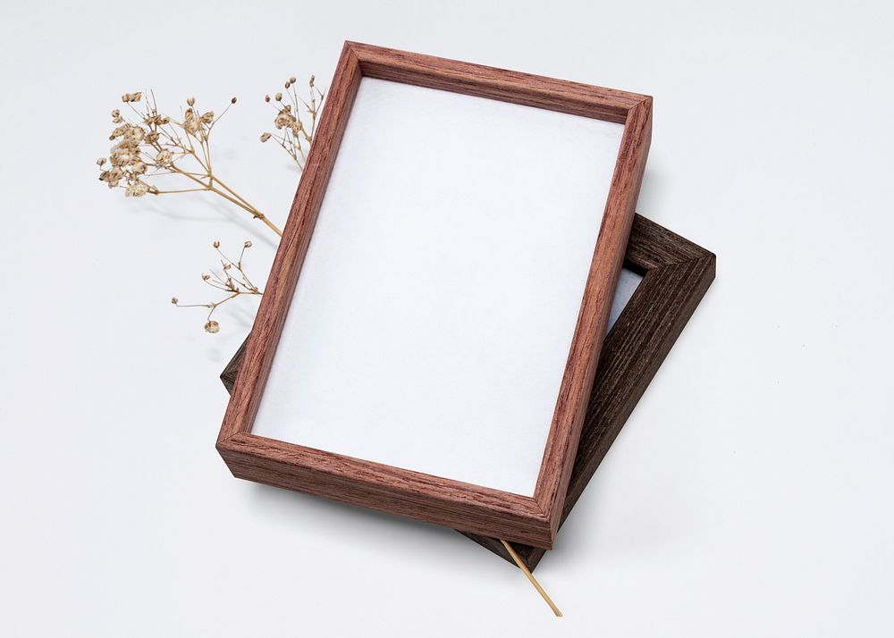 Wooden picture frame with aesthetic | Free Photo - rawpixel