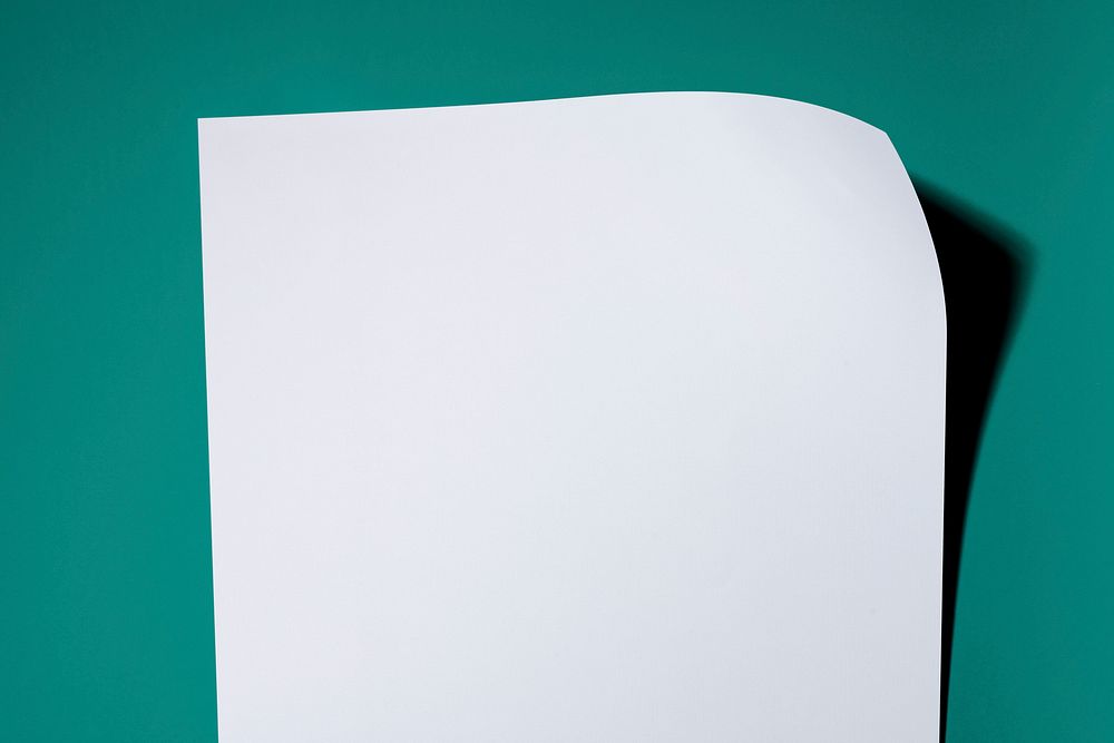 Blank white paper, design space | Free Photo - rawpixel