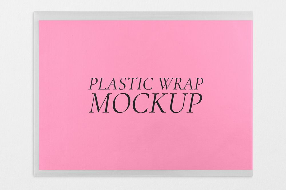 Plastic wrap mockup, product packaging | Premium PSD Mockup - rawpixel