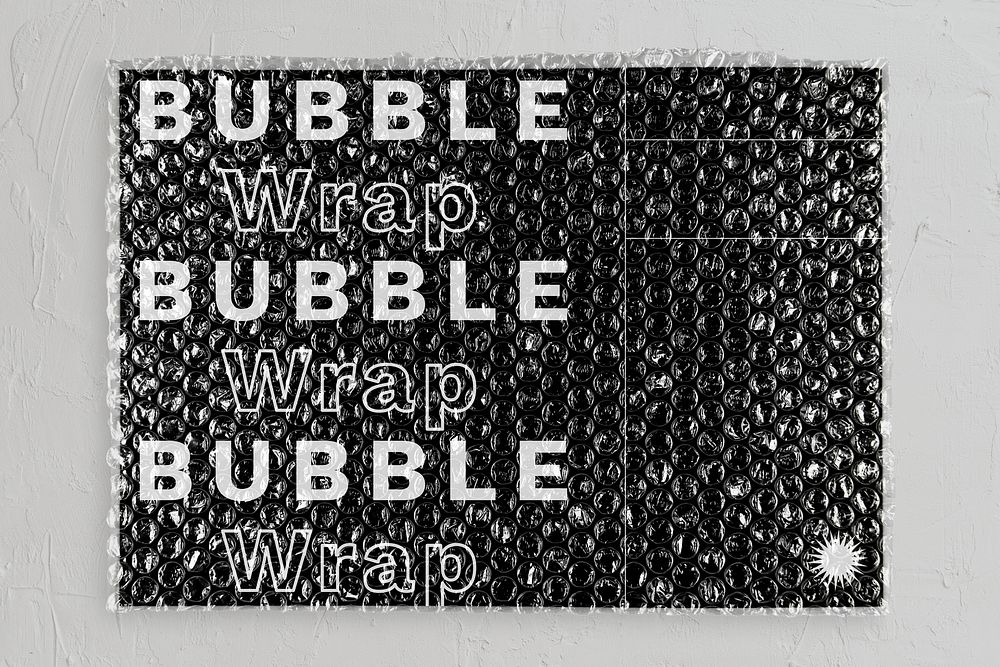 Black book wrapped bubble wrap | Free Photo - rawpixel